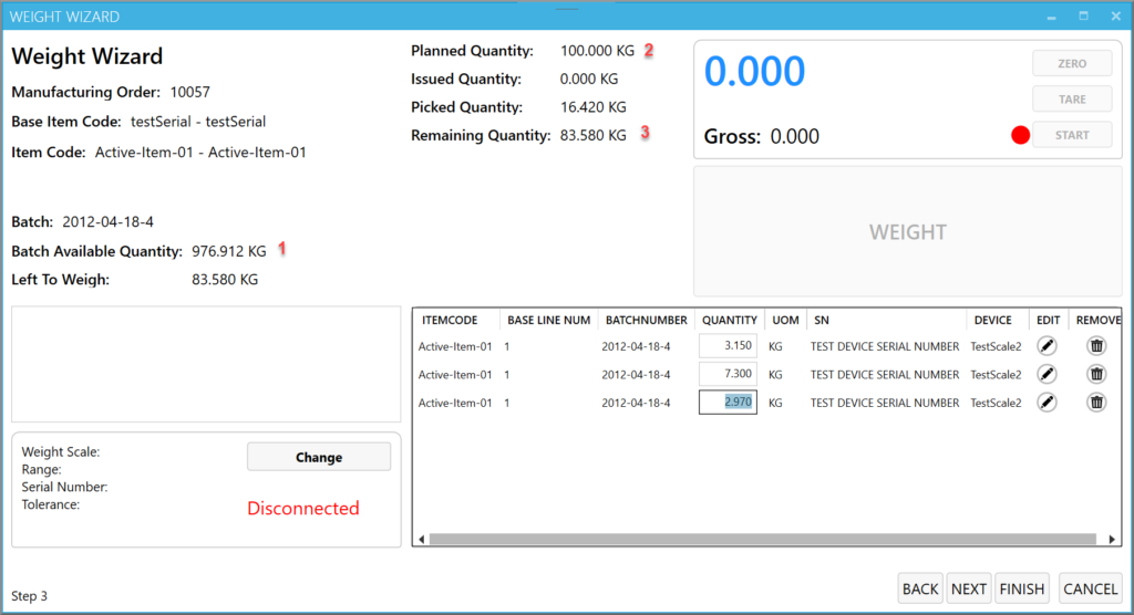 » New weight scales settings in CompuTec PDC
