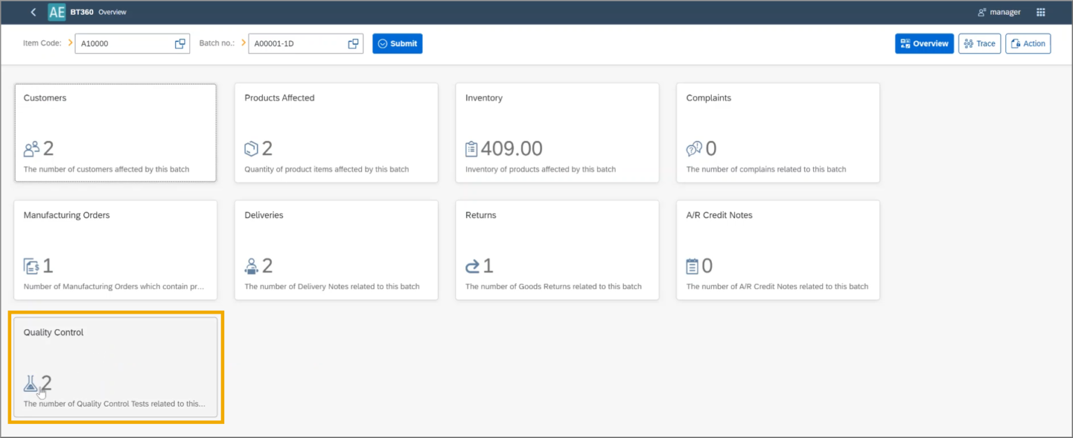 » Batch Traceability 360 update: Quality Control