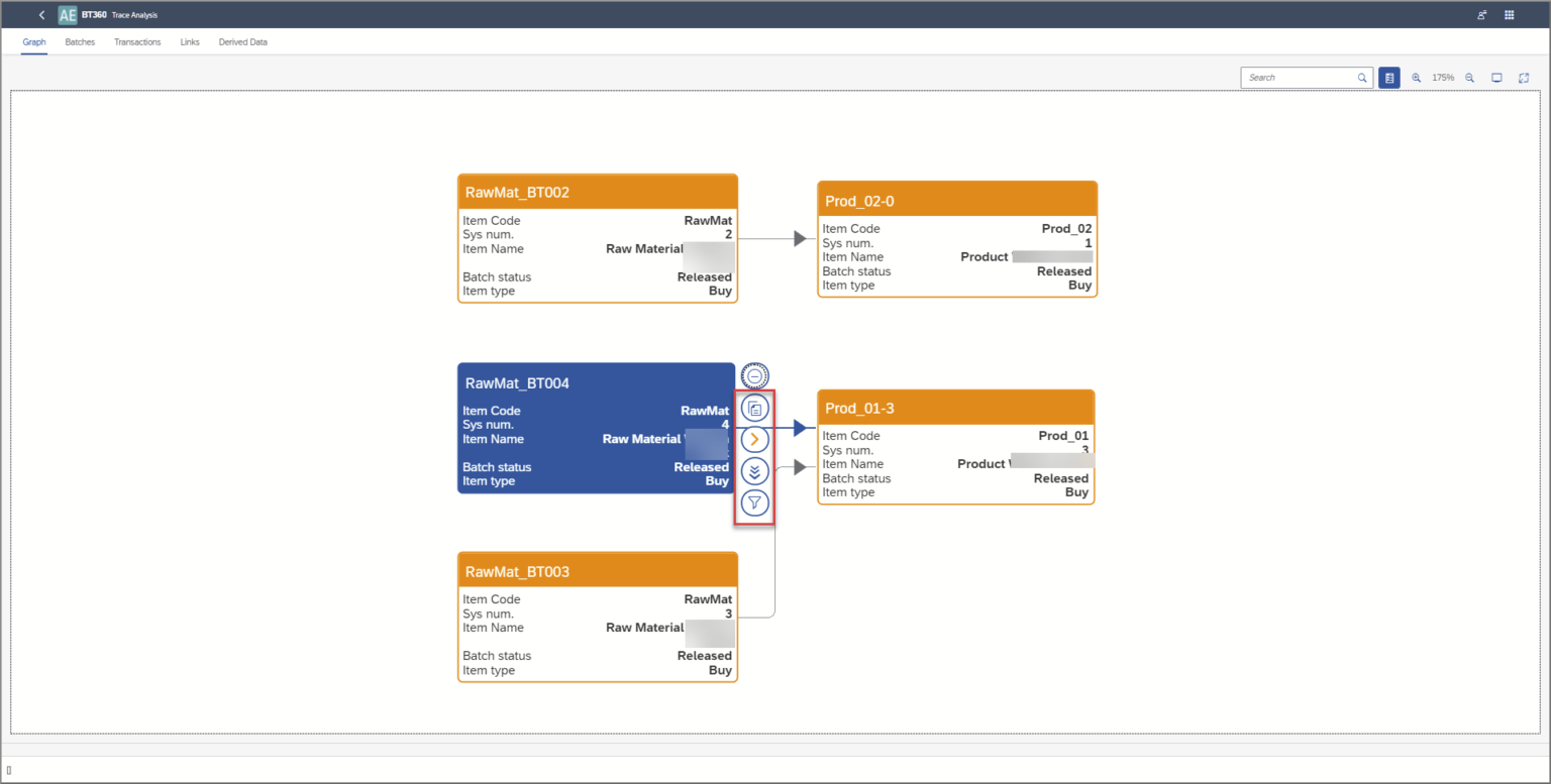 » Batch Traceability 360 – Multi Batch Analysis