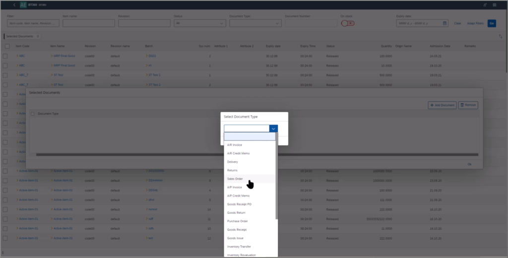 » Batch Traceability 360 – Multi Batch Analysis